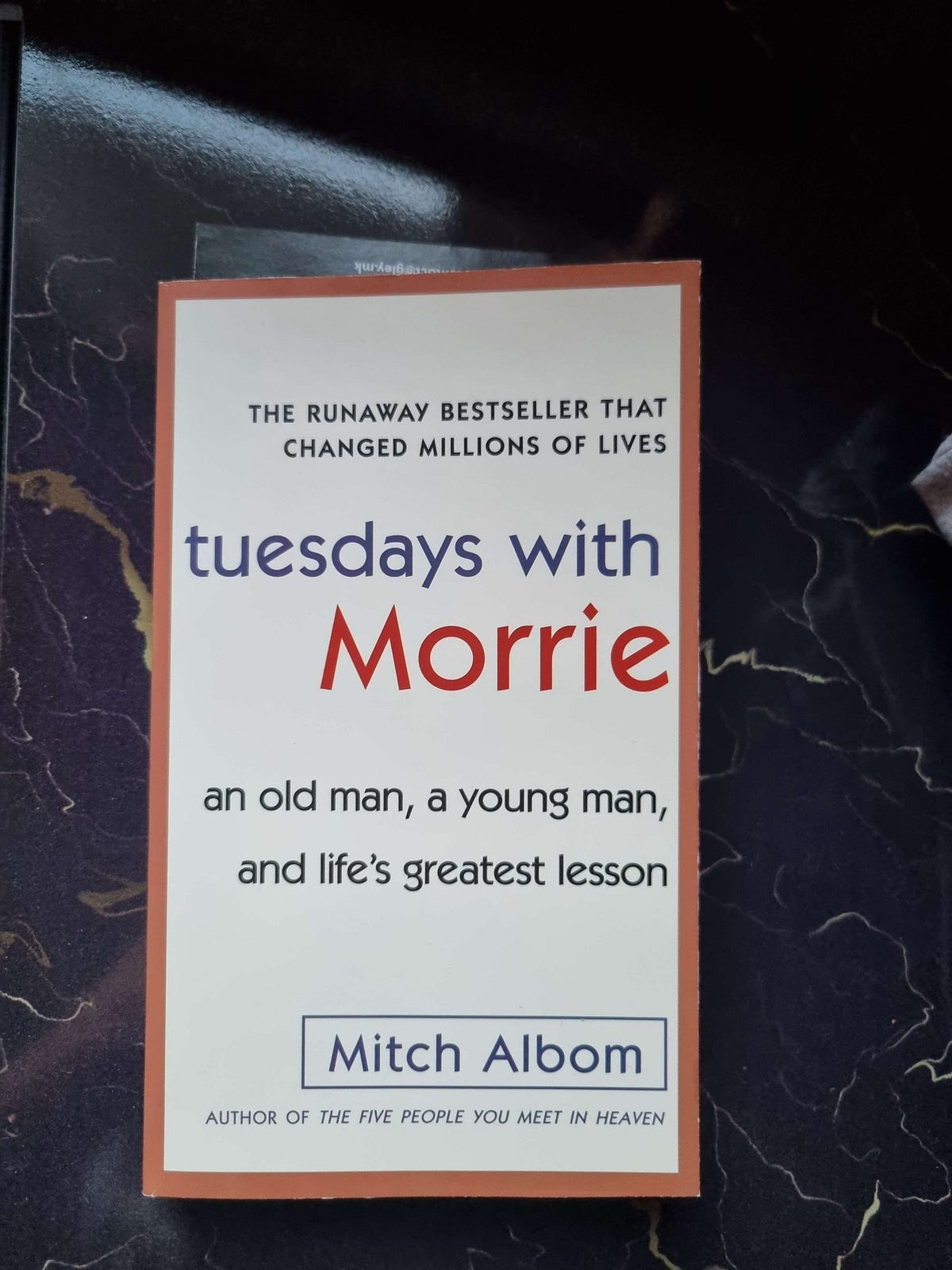 Tuesdays with Morrie. Book Preview | by owie | Medium