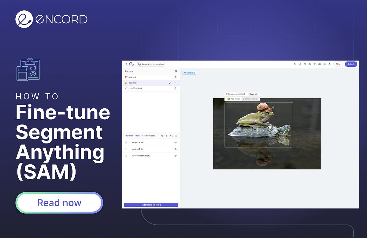 How To Fine-Tune Segment Anything | by Encord | Cord Technologies | Medium