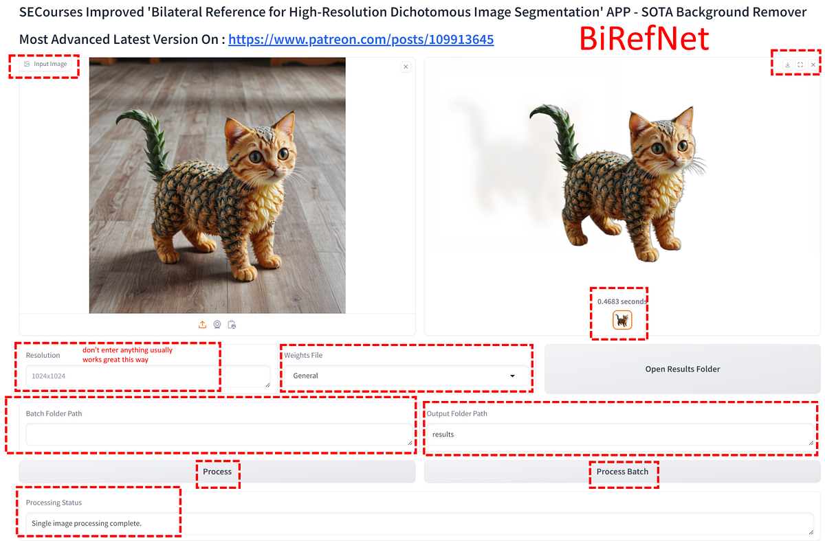 BiRefNet State Of The Art Newest Very Best Background Batch Remover APP | by Furkan Gözükara ...