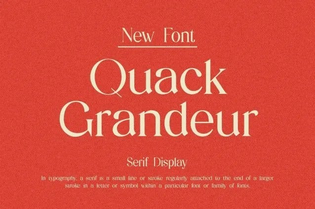 Quack Grandeur Font | by kaisunnan8 | Sep, 2024 | Medium