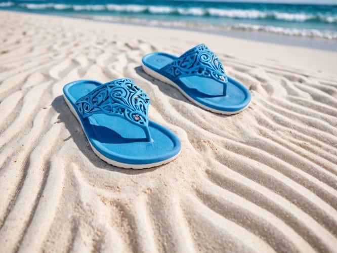 Bright Blue Sandals | by Amber Cooper | Medium