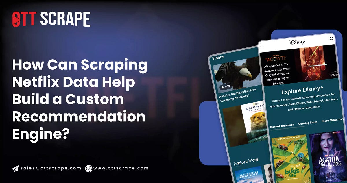 Role of Scraping Netflix Data to Build a Custom Recommendation Engine ...