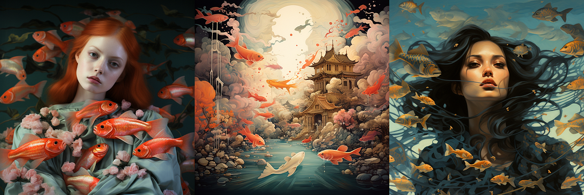 What is ‘pearling’ in AI art?. Vague prompts force artificial artists ...