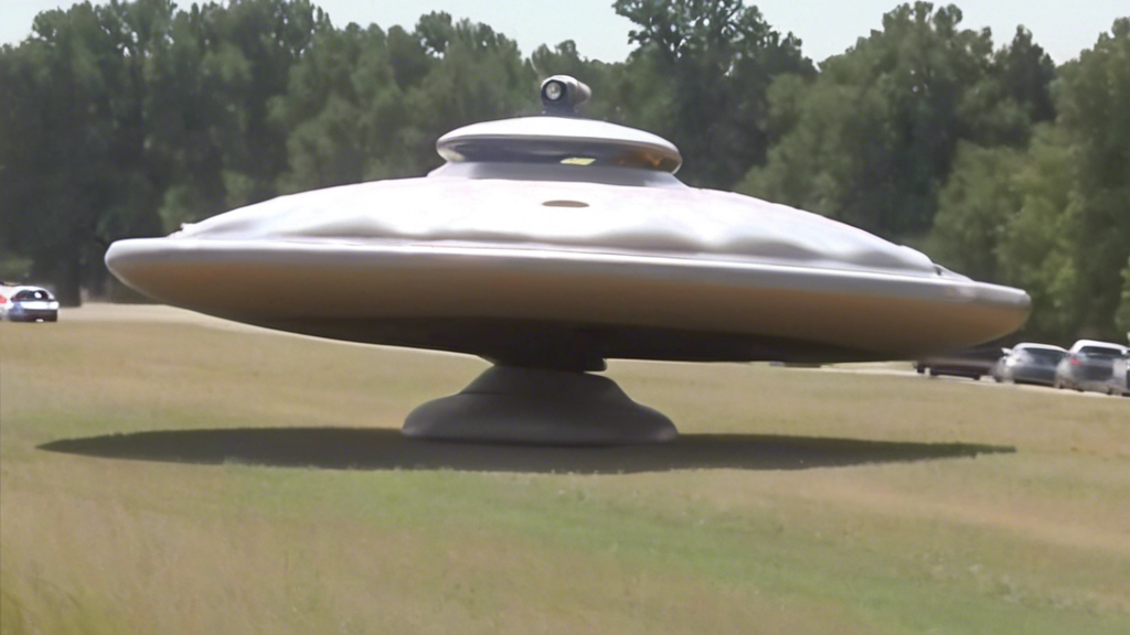 Whimsical UFO-Shaped Car Pulled Over by Oklahoma Highway Patrol | by ...