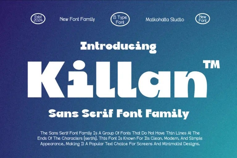 Killan Font | by audrey97 | Aug, 2024 | Medium