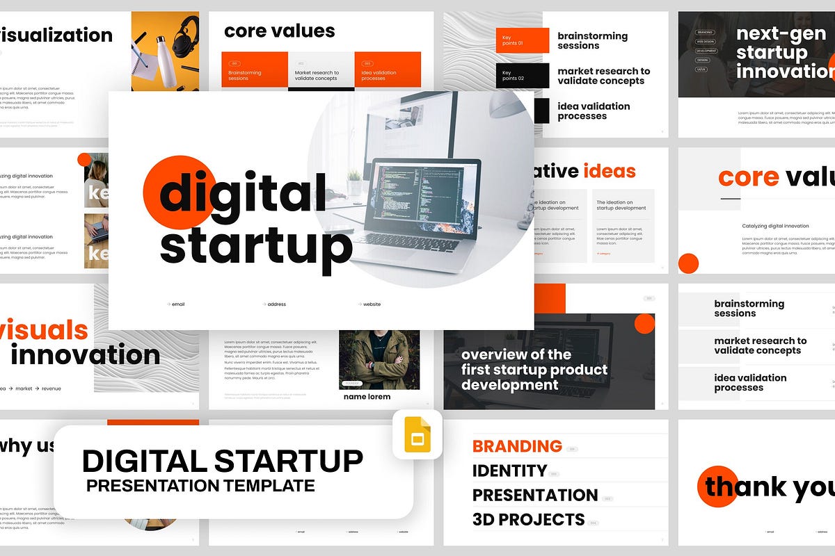 Digital Startup Google Slides - Chkpna - Medium