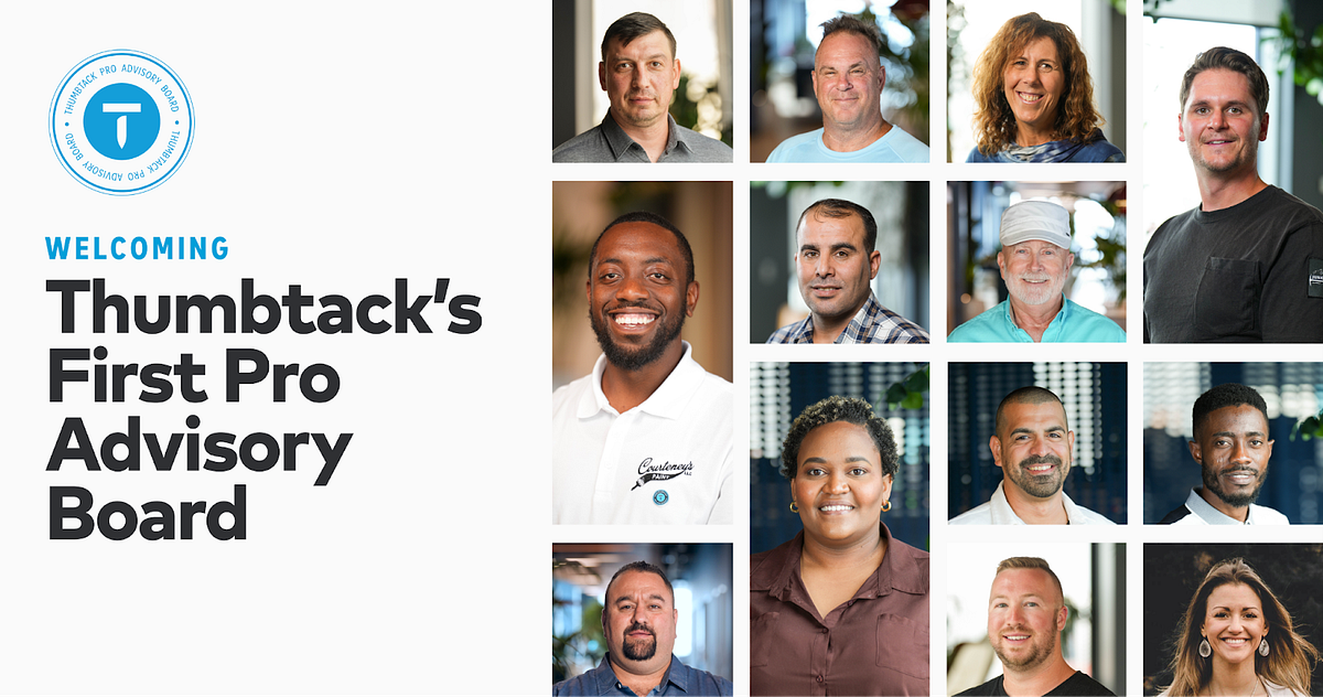 Welcoming Thumbtack’s First Pro Advisory Board | by Marco Zappacosta ...