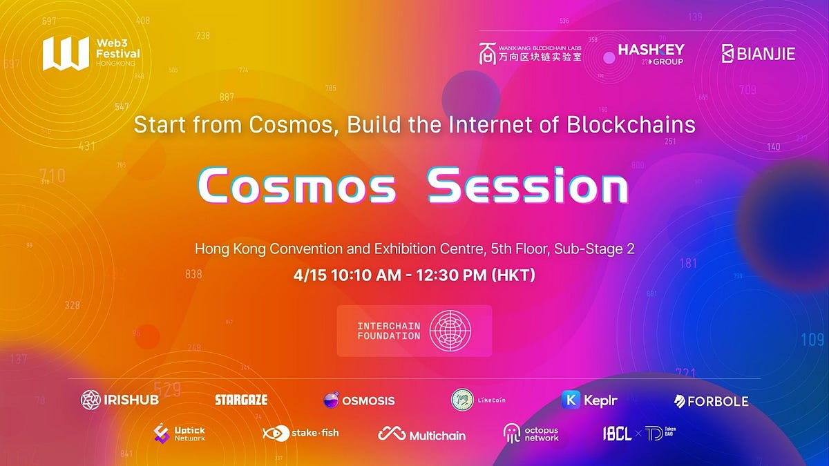Cosmos Interchain Session at Hong Kong Web3 Festival 2023 | Cosmos Ecosystem Blog