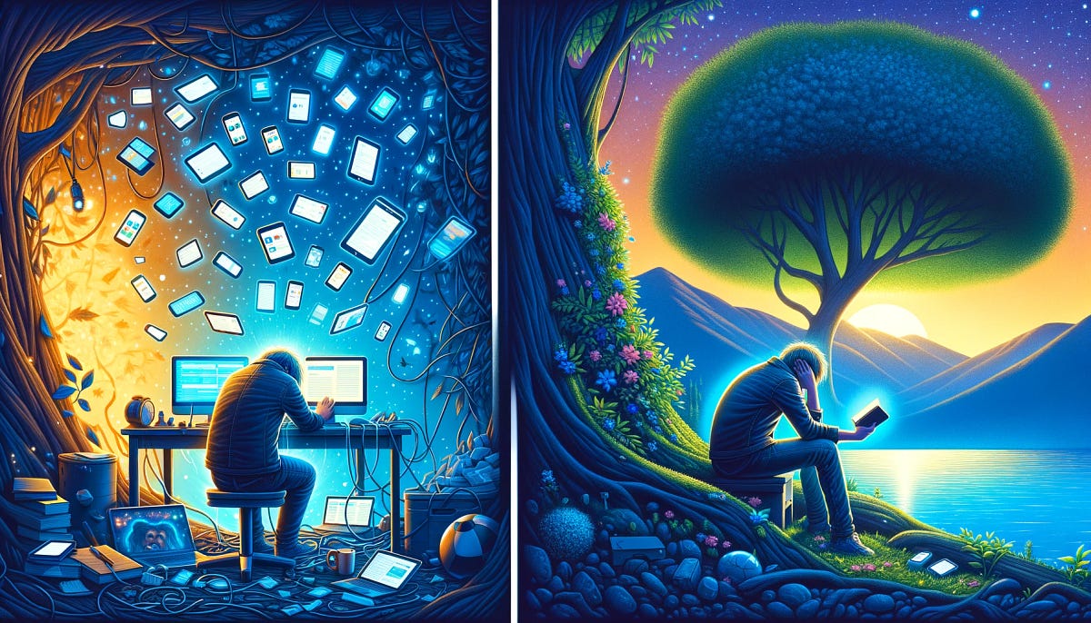 Mindful Disconnect: Taking a Break from Screens: | by ...