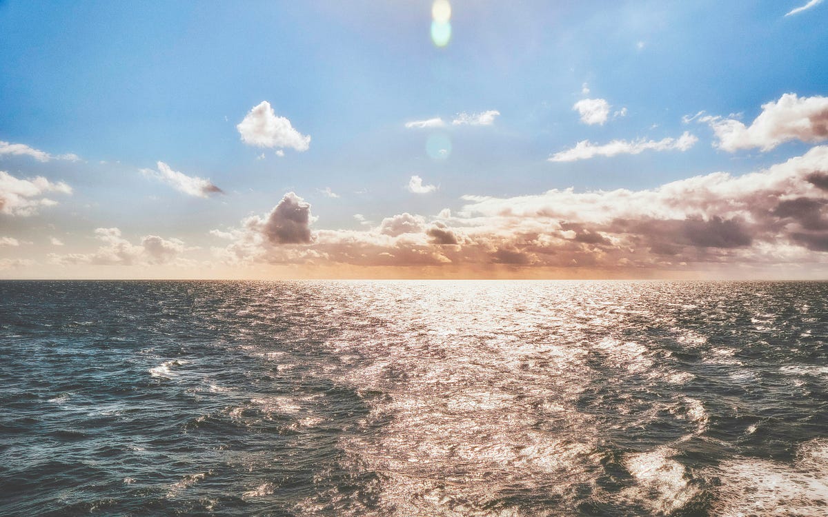 Heart Held by The Tide. Ocean light | by Amy Christie | Blue Insights ...