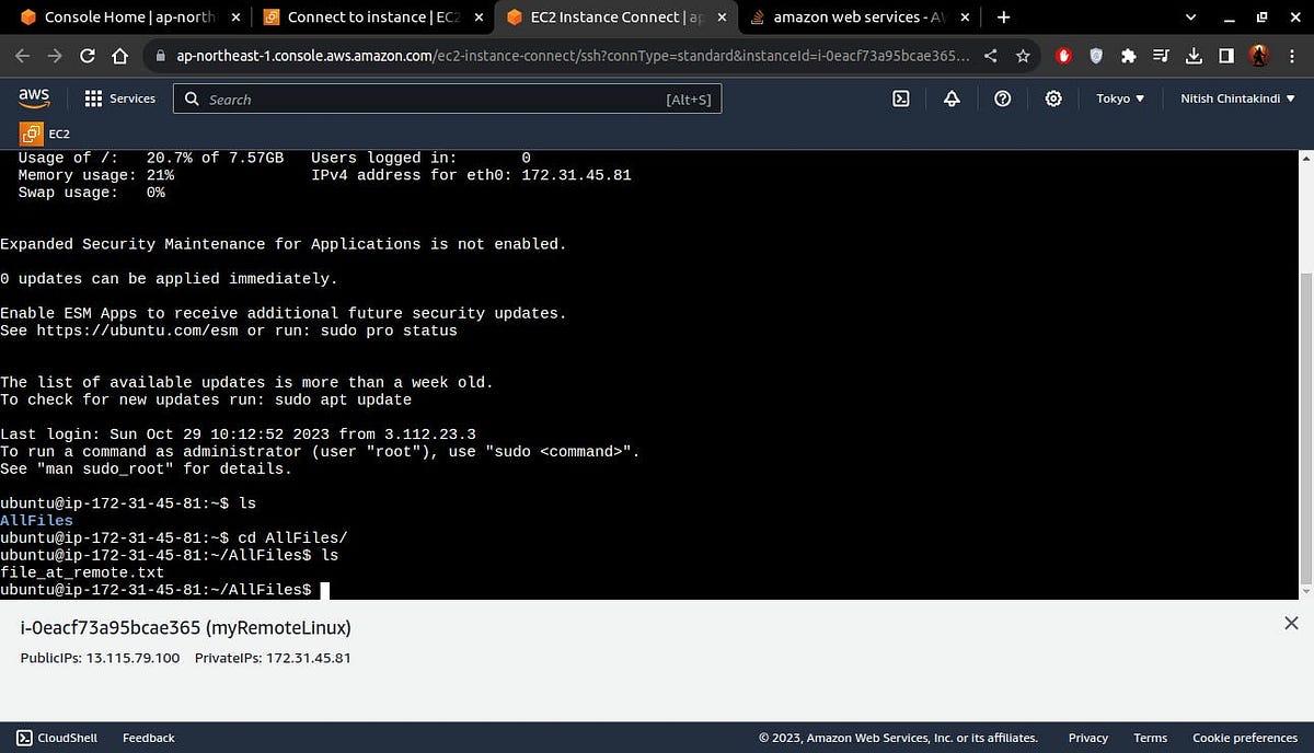 Sharing Files From Local Machine To Remote AWS EC2 Instance And Remote ... Sharing Files From Local Machine To Remote AWS EC2 Instance And Remote ...