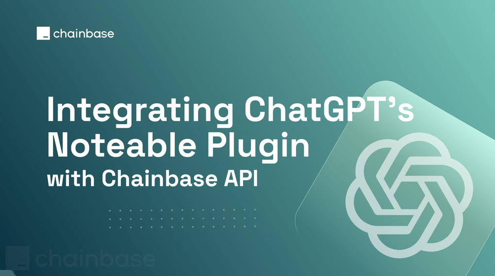 Integrando o plug-in notável do ChatGPT com a API Chainbase | by Chainbase-Português | Medium