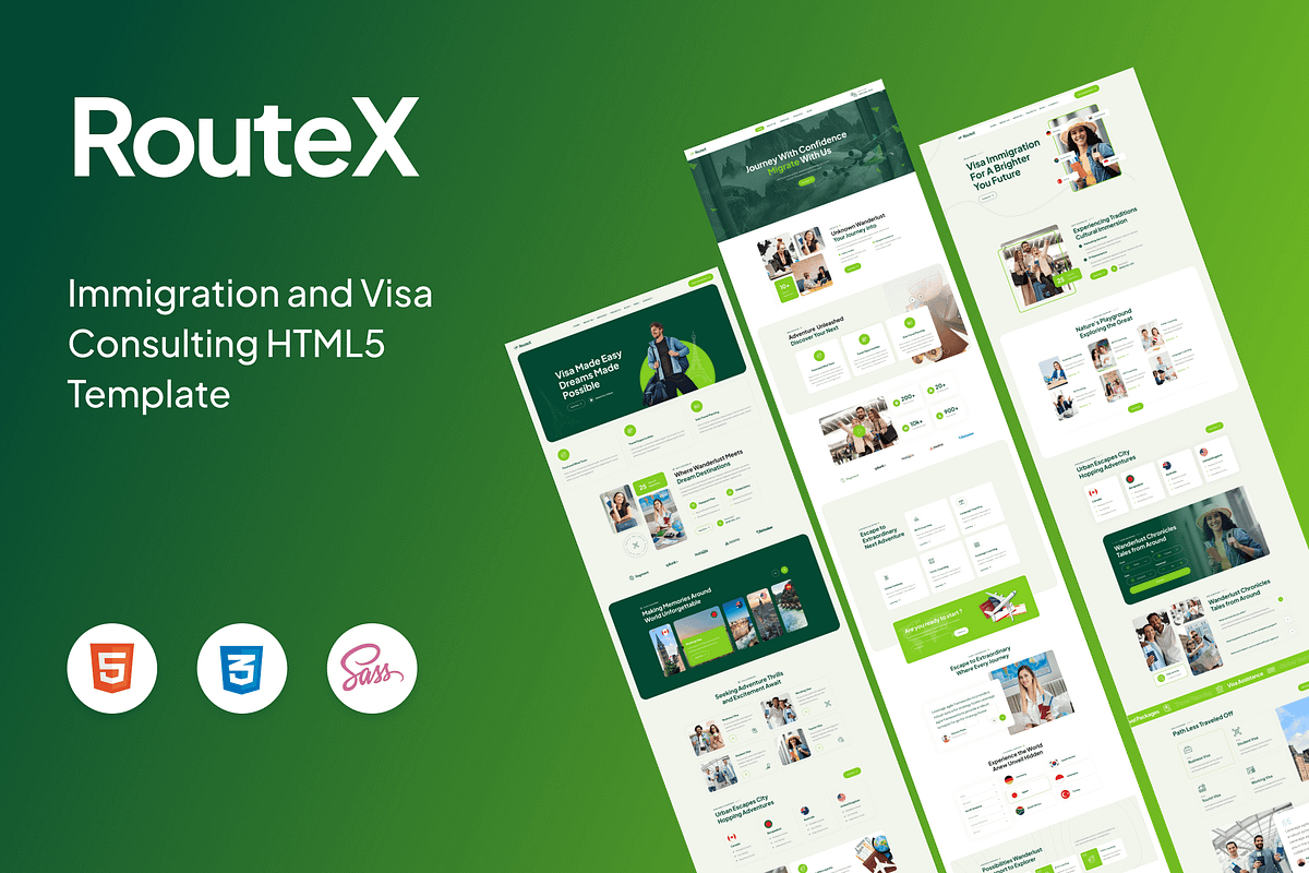 RouteX — Immigration and Visa Consulting HTML5 | by Auroraborealis ...