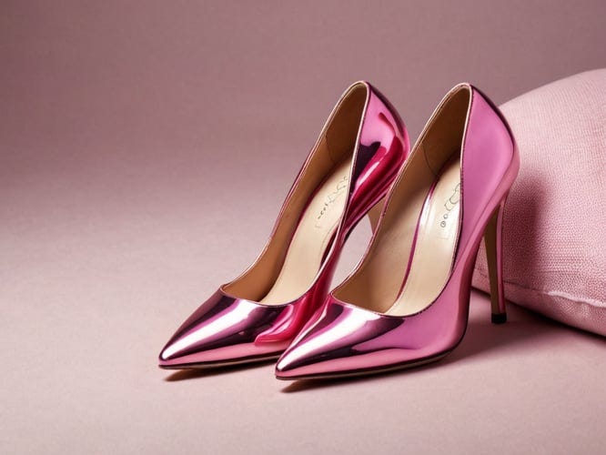 Metallic Pink Heels | by Zahra Wilcox | Medium