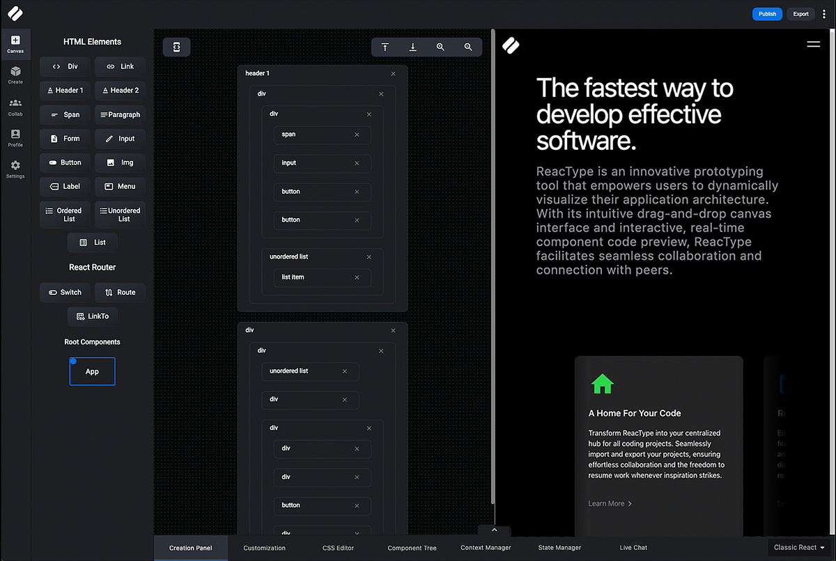 We just lowered the barrier to entry for React developers with our app ...