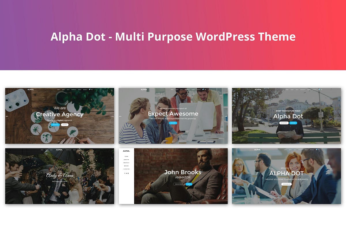 Alpha Dot WordPress Themes | by Mosaicmystique | Medium