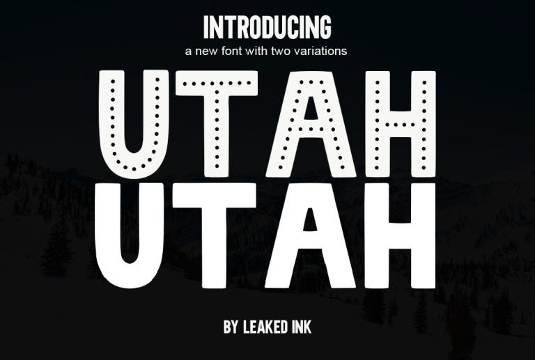 Utah Font Free Download - Kaitooon - Medium