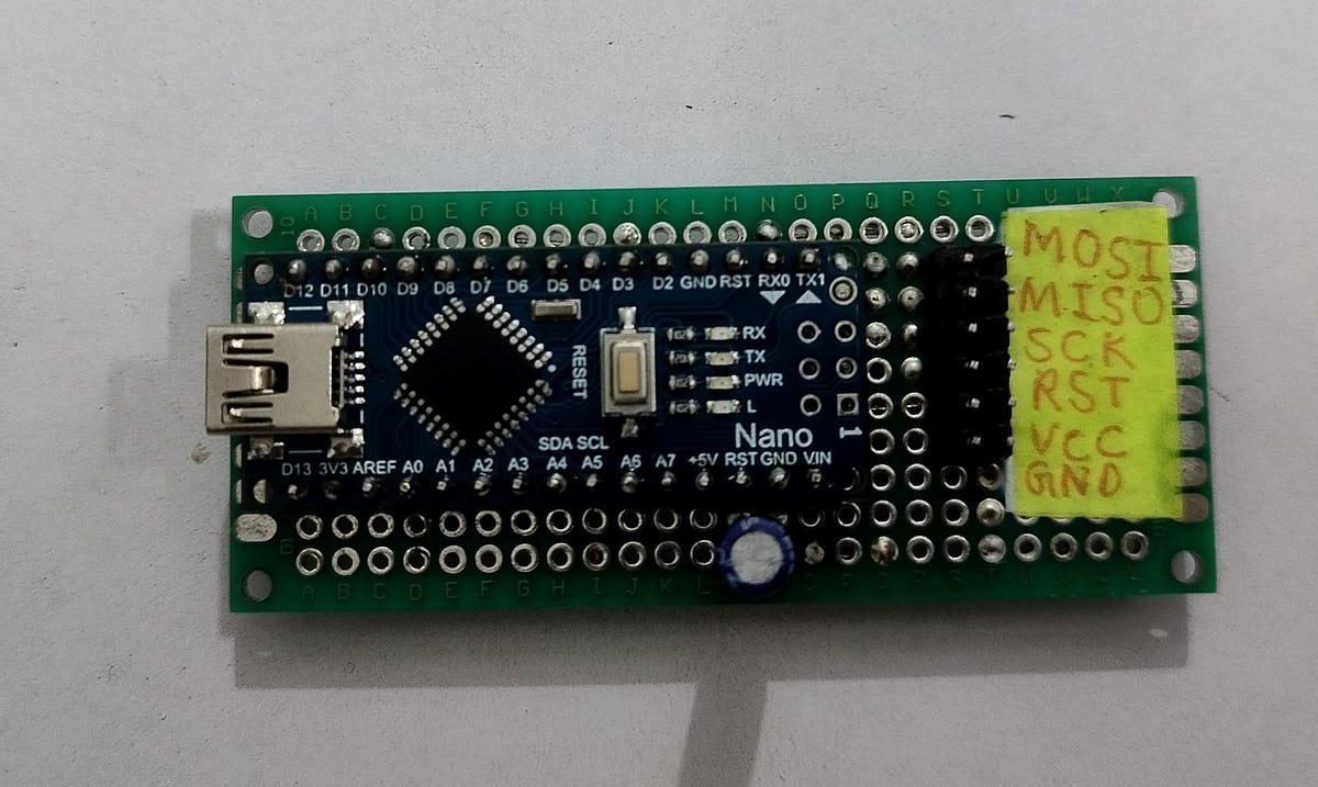Diy Program Loader For Atmega And Attiny Ics With Arduino Nano By 6852