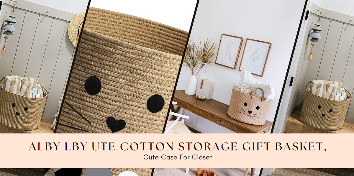 Discover the ALBY Lby Ute Cotton Storage Gift Basket: Your Perfect Eco ...