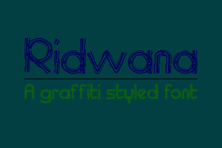 Ridwana Font | by Kaitooon | Sep, 2024 | Medium