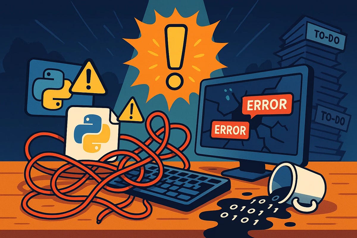 10 Python Mistakes I Made So You Don’t Have To | by Areej Saeed | Jul, 2025 | Python in Plain ...