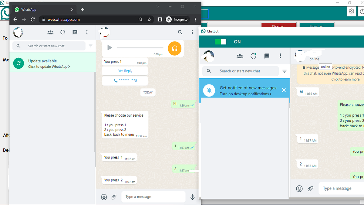 How to send automated message on Whatsapp chatbot software | by ...