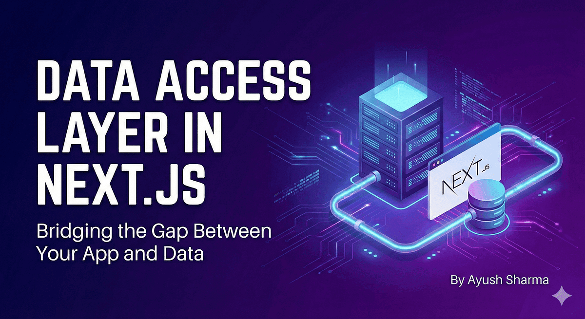 Understanding the Data Access Layer in Next.js | by Ayush Sharma | Medium