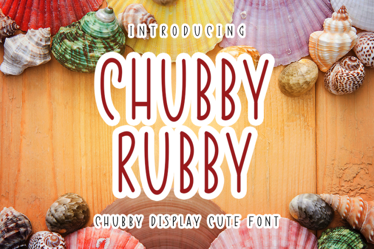 Chubby Rubby Font | by ishirakawamary | Medium
