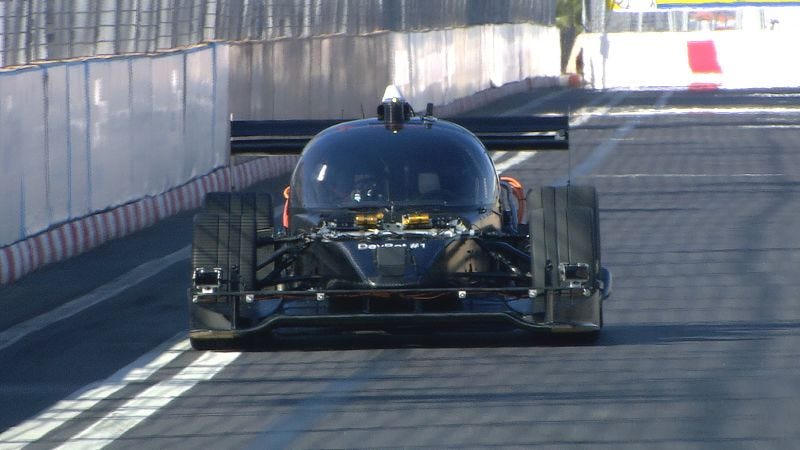 Driverless ‘Roborace’ car makes street track debut in Marrakech | cnn ...