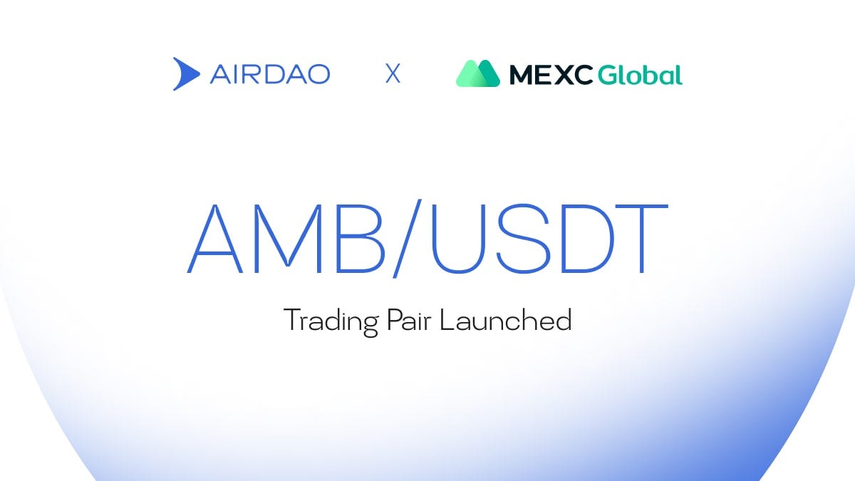 MEXC Global Lists AMB. AirDAO’s $AMB token is now live in MEXC… | by ...