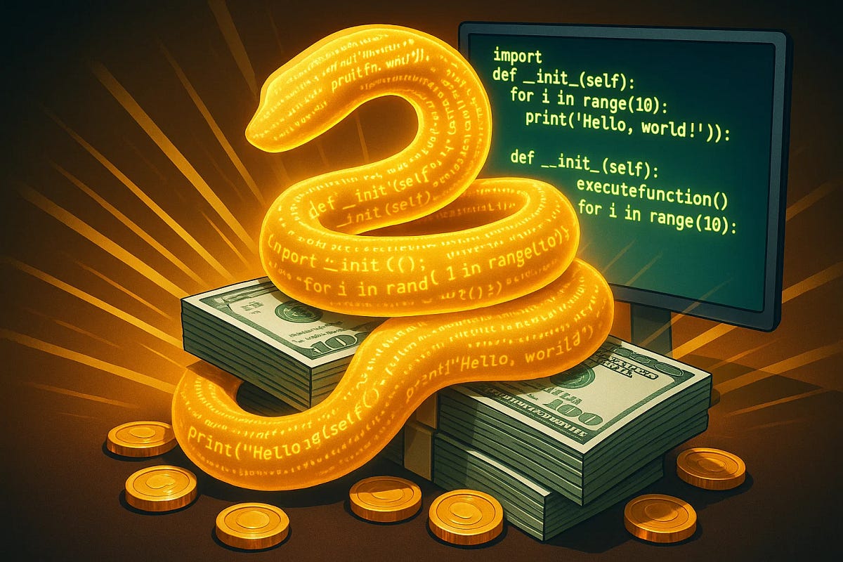 7 Python Side Hustles That Can Replace Your 9–5 Income | by Abdul Ahad ...