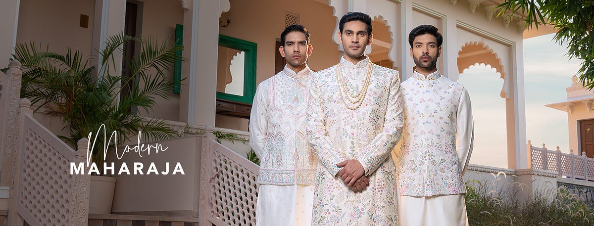 5 Must-Have Sherwani Colors for the Wedding Season | by The HUB ...