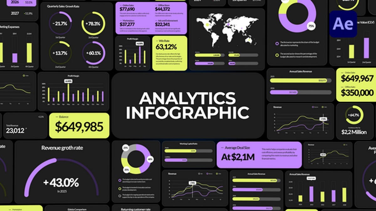 Analytics Infographics | Business Graphics & Charts - Photonphenom - Medium