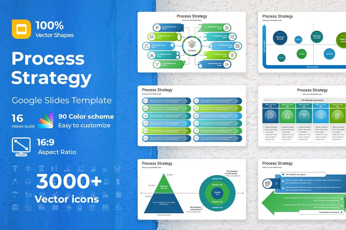 Process Strategy Google Slides Template | by Glitchgossamer | Aug, 2024 ...