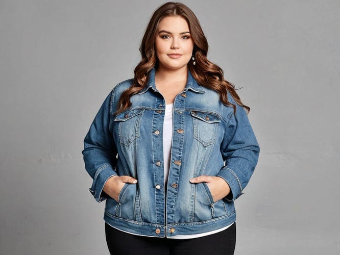 Womens Plus Denim Jackets | by William Bolt | Apr, 2024 | Medium