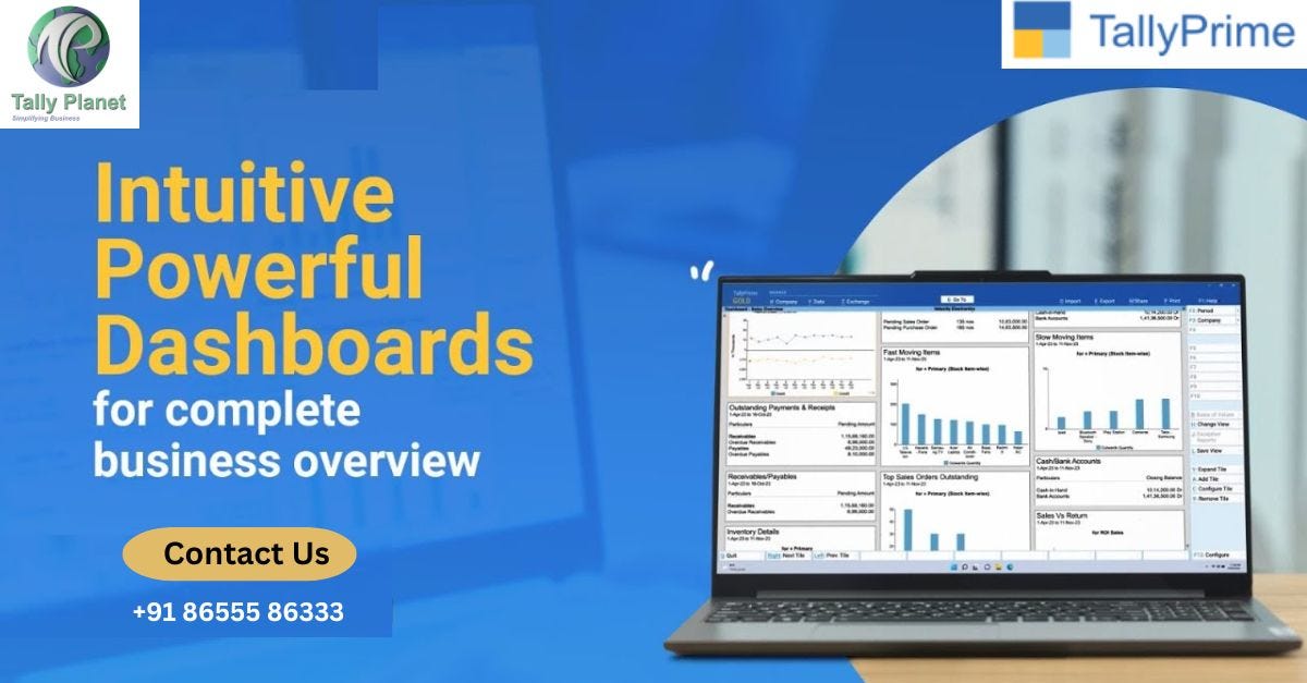 Introducing TallyPrime 4.0: Transforming Business Insights with Powerful Dashboards | by Tally ...