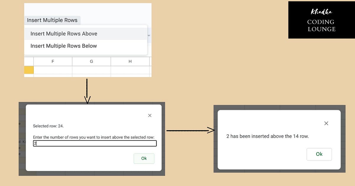 How to Insert Multiple Rows in Google Sheets with Apps Script? | Script Portal