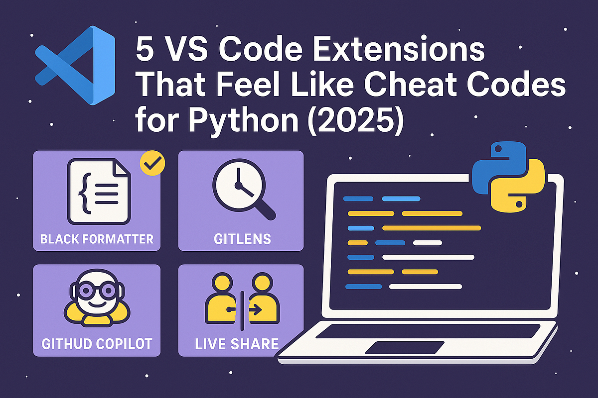 5 VS Code Extensions That Feel Like Cheat Codes for Python (2025) | by Huzaifa Zahoor | Oct ...