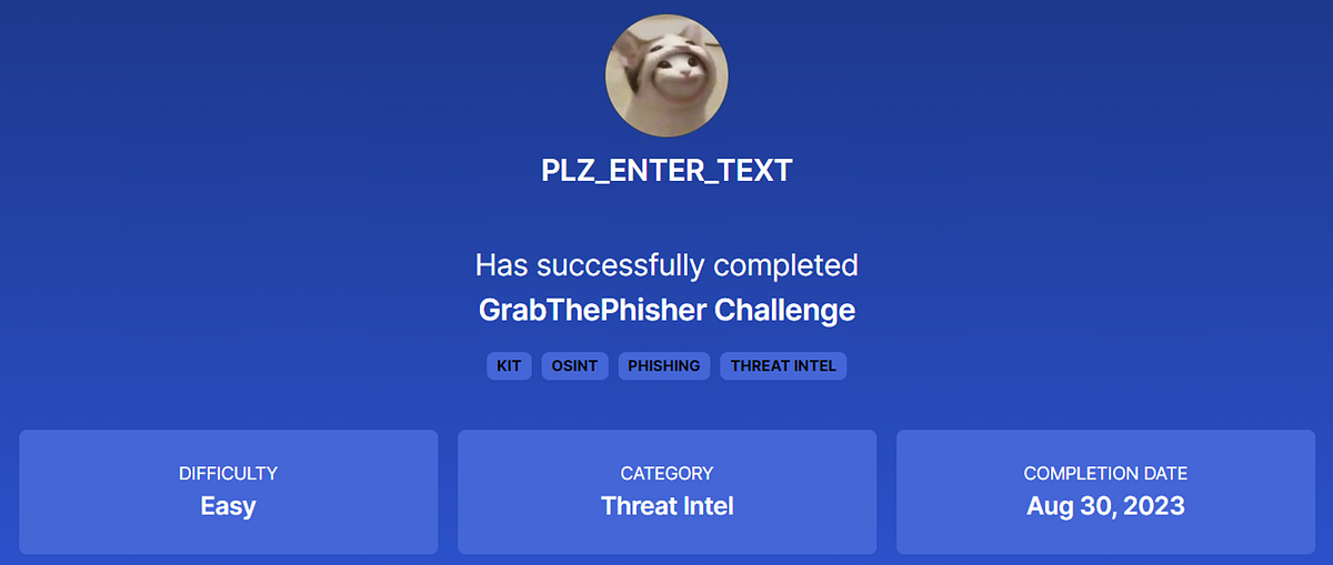 GrabThePhisher Blue Team Challenge | by PLZ ENTER TEXT | Medium