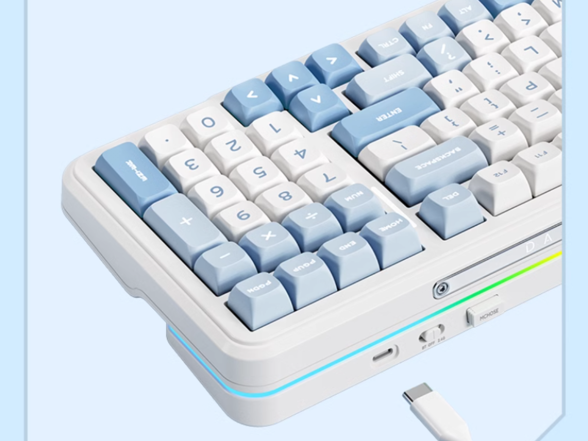 MCHOSE K99 Mechanical Keyboards with Numpad for Data Entry ...