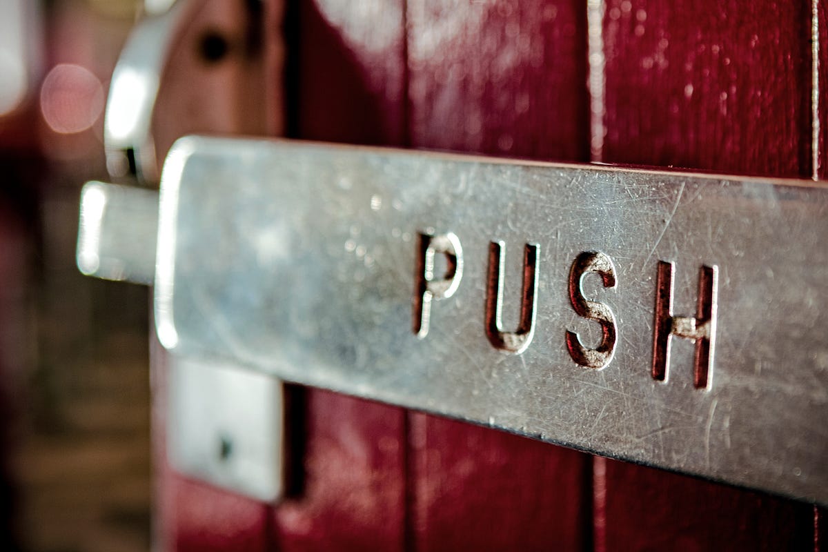 Oops, I Did It Again: Pushing Doors That Say ‘Pull | by Etiris Magazine ...