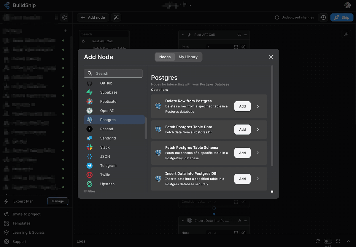 Postgres Integration with BuildShip | by Girff | Medium