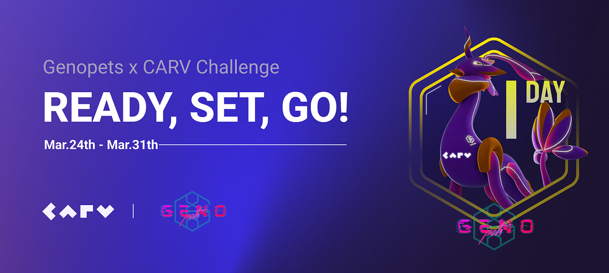 CARV x Genopets Special Event: Ready, Set, Go! | by CARV | CARV Official | Medium