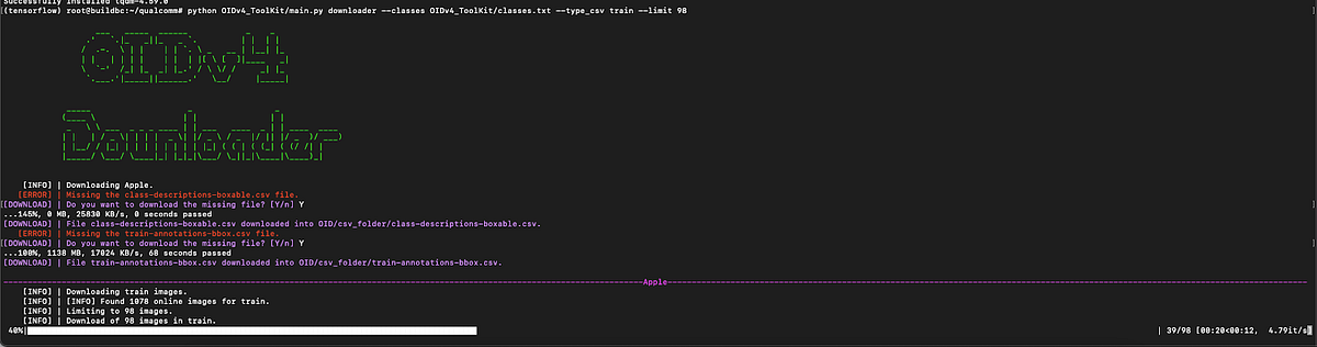 Training Models with TensorFlow on OpenImagesV4 for Qualcomm SNPE SDK Part 1 | by Robel Sharma ...