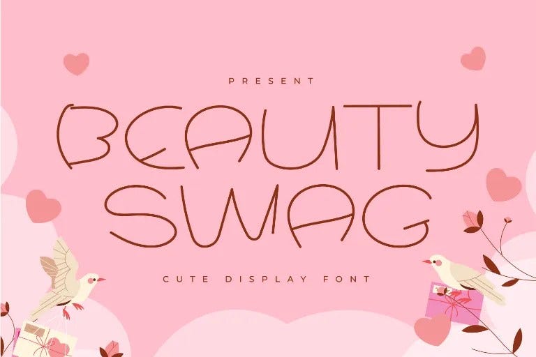 Beauty Swag Font | by kaisunnan8 | Sep, 2024 | Medium