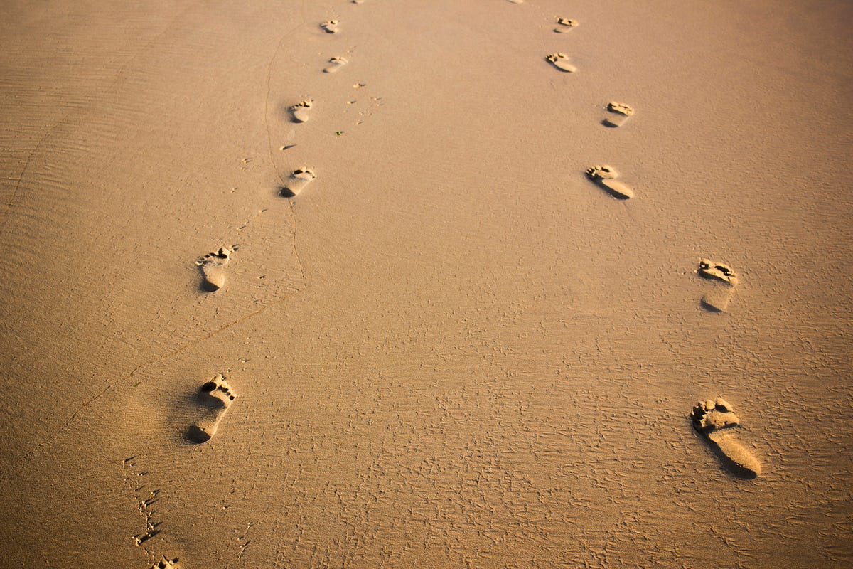 Fading Footprints - Aylin Valentine - Medium