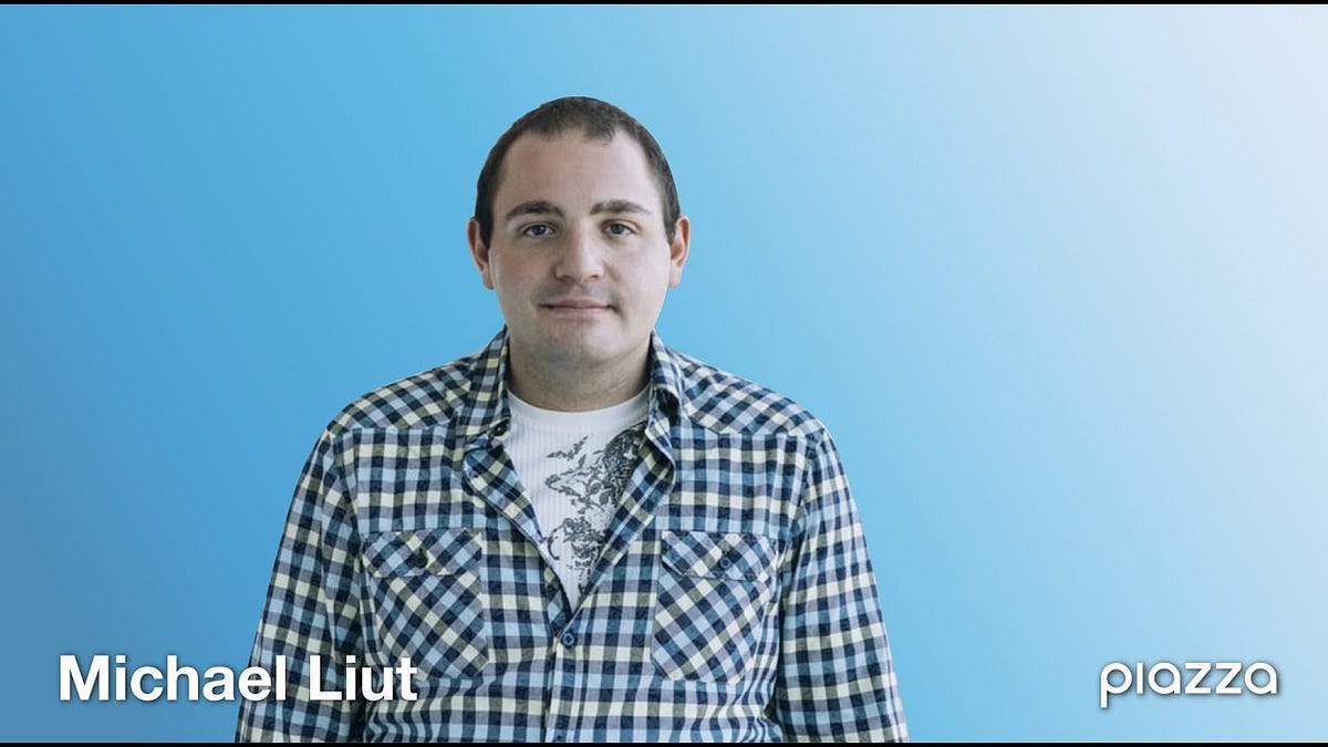 Professor Michael Liut on Keeping Students Upbeat | by Piazza | Piazza ...