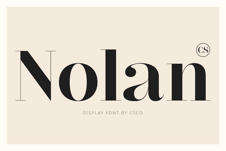 CS Nolan Font | by ishirakawamary | Jul, 2024 | Medium