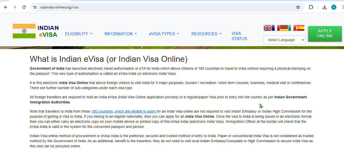 INDIAN ELECTRONIC VISA Fast and Urgent Indian Government Visa — Electronic Visa Indian ...