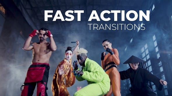 Fast Action Transitions | After Effects - Pixelphoenix - Medium